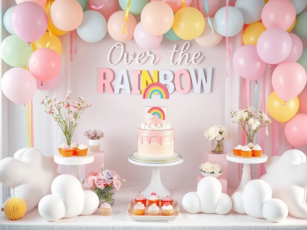 🌈 Over the Rainbow Baby Shower Theme – Path to Party